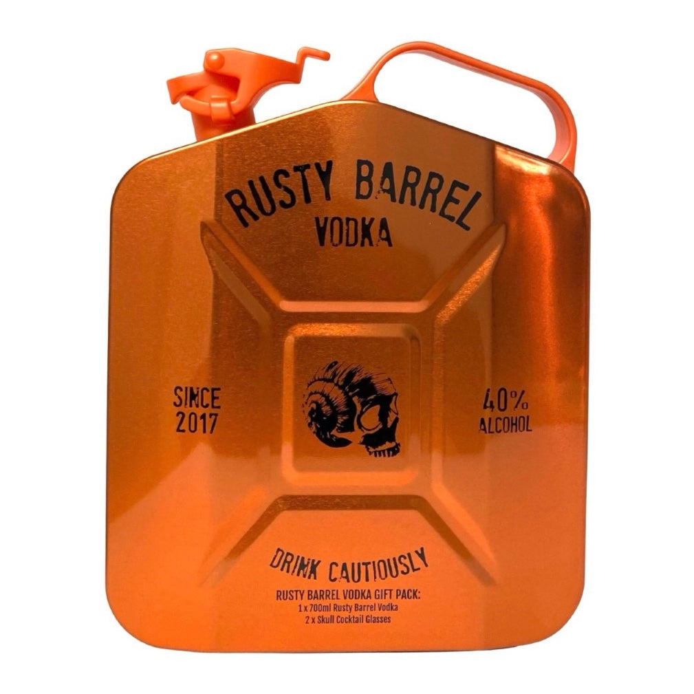 Rusty Barrel Vodka Copper Jerry Can Gift Pack 700ml – Bains Liquor