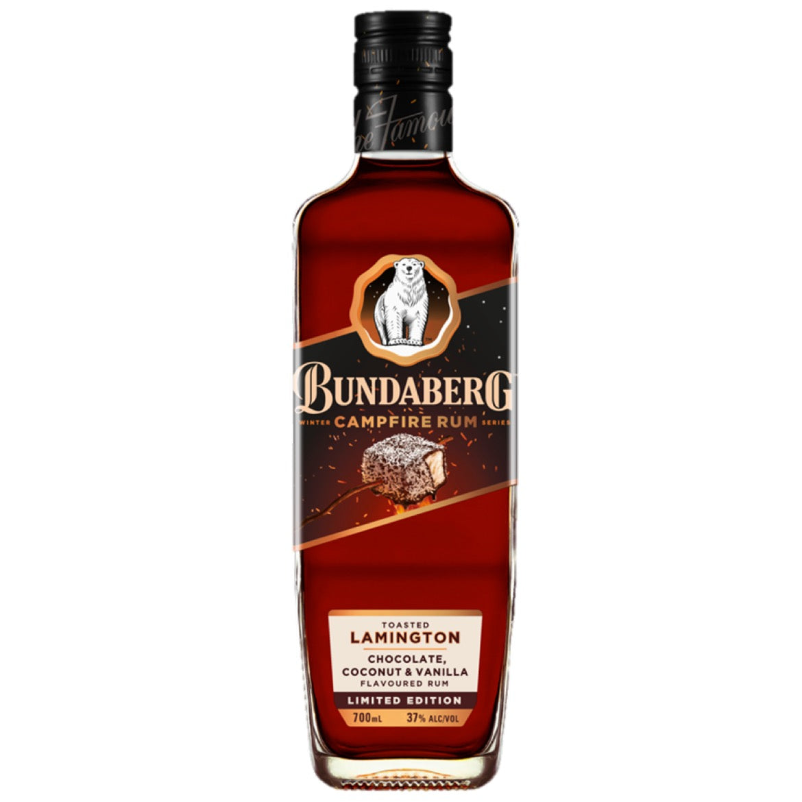 Bundaberg Campfire Toasted Lamington Rum 700ml – Bains Liquor