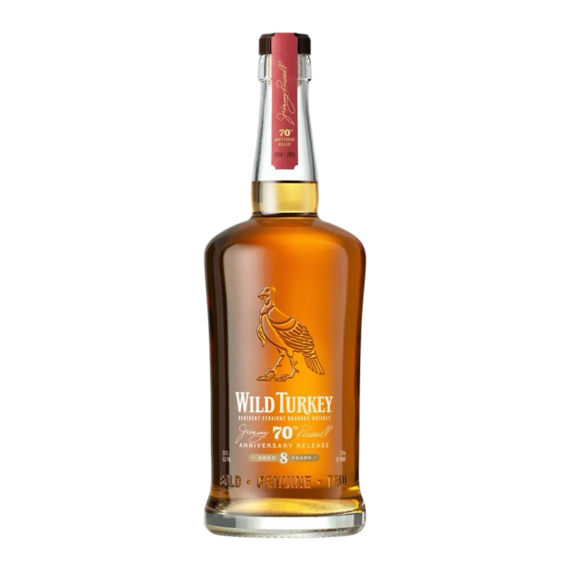 Wild Turkey 8 Year Old Jimmy Russell's 70th Anniversary Release 700ml ...