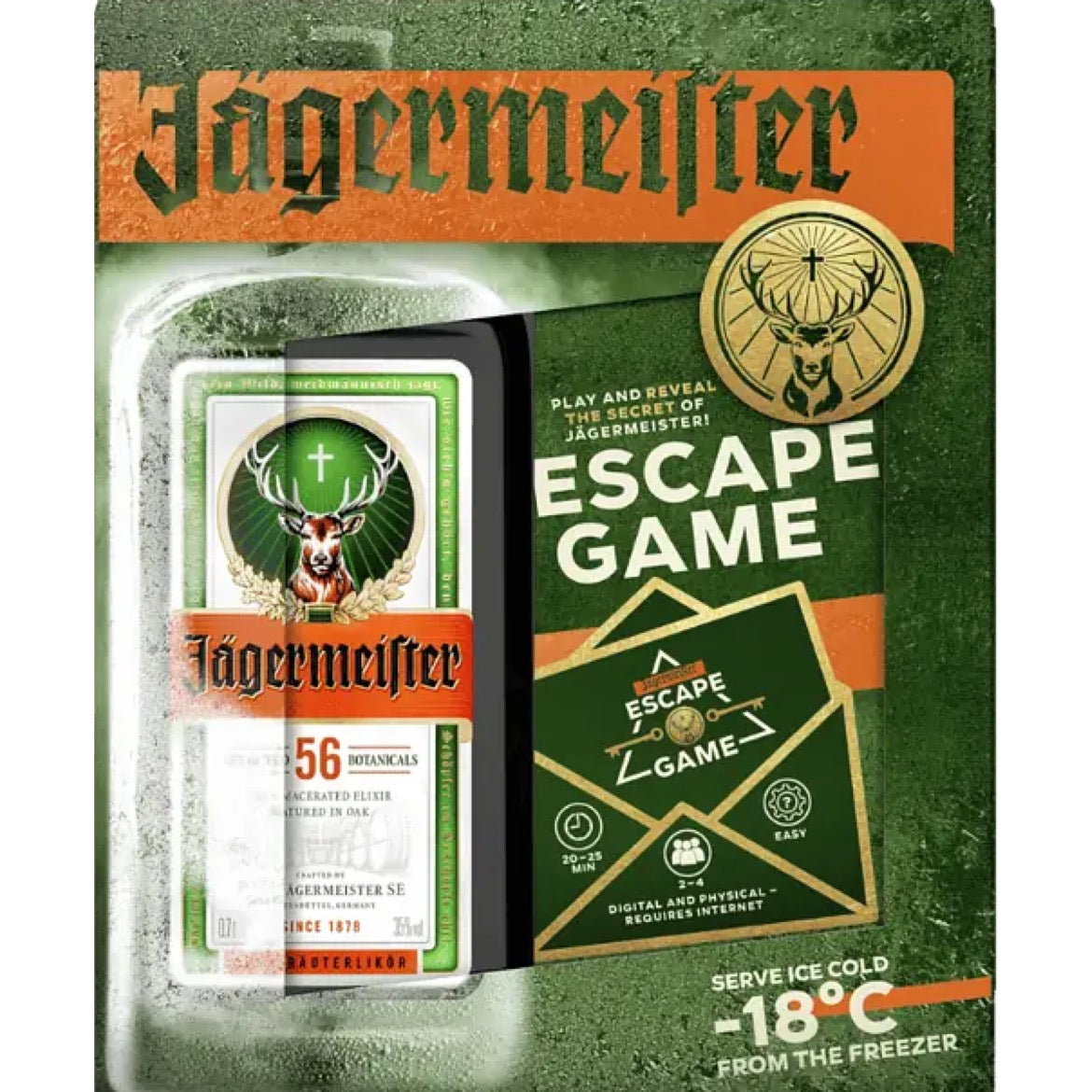 Jagermeister Escape Game Gift Pack 700ml – Bains Liquor