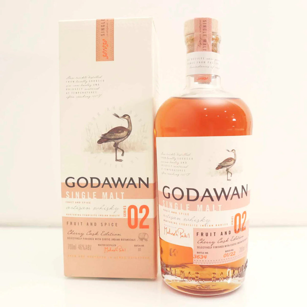Godawan Indian Single Malt Whisky Series 02 700ml – Bains Liquor